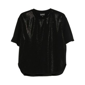 Emporio Armani Femme, Blouses et Chemises, Noir, Taille: 36 FR Emporio Armani Sweaters Black