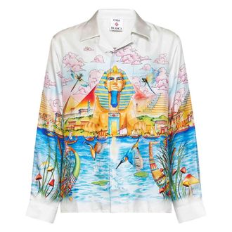 Casablanca Egypt As It Was Shirt - - Shirts - Herren - Mehrfarbig - L