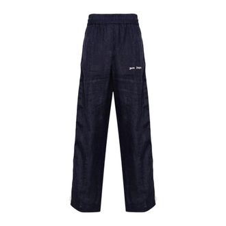 Palm Angels Trainingshose mit Seitenstreifen - - Trousers - Herren - Blau - S