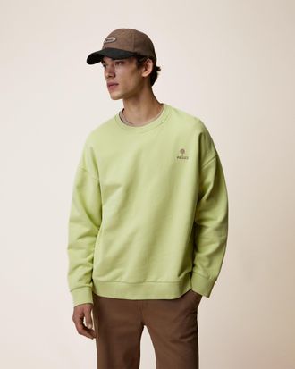 Faguo Sweat col rond vert anis