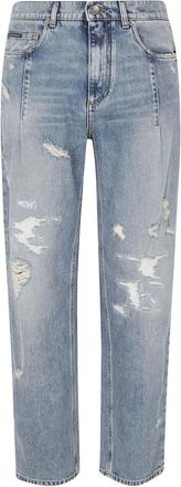 Dolce & Gabbana Homme, Jeans, Gris, Taille: XS Pantalon en denim