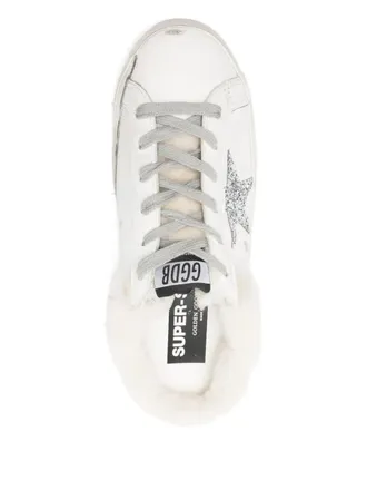 Golden Goose Womens Star-Motif Shearling Sneakers Aw26 W