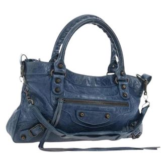 Balenciaga Pre-owned Vintage Hand Bag - - Pre-owned - Damen - Blau - ONE SIZE