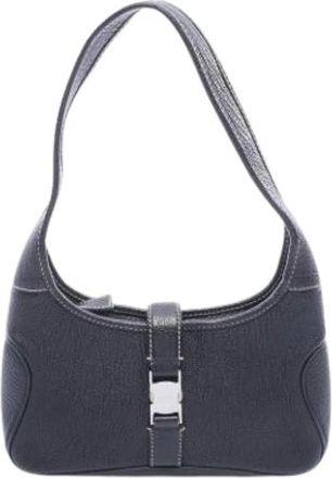 Ferragamo Sac bandouli&egrave;re en cuir Pre-owned - Femme - Pre-owned - Noir - Taille: ONE Size