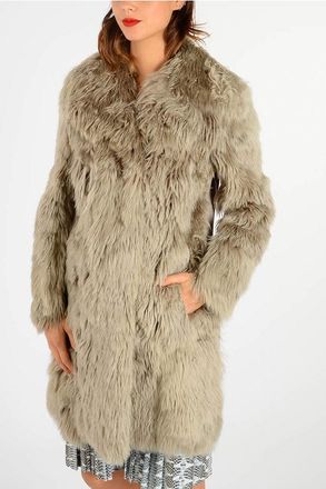 Maison Margiela MM1 Alpaca Fur Coat size 38