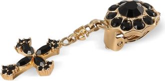 Dolce & Gabbana Womens Black Brass Earrings