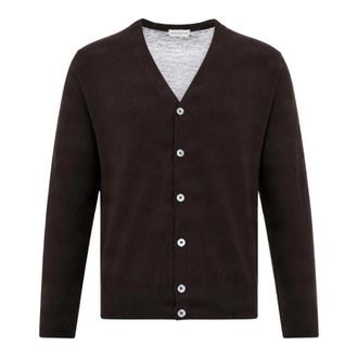 Ballantyne V-Ausschnitt Strickware - - Knitwear - Herren - Braun - XL