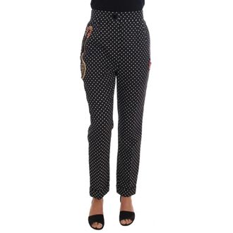 Dolce & Gabbana Slim-fit Hosen - - Trousers - Damen - Schwarzk - M