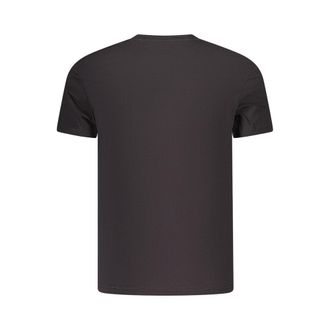 Tommy Hilfiger Logo-Print Cotton T-Shirt - Black