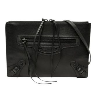 Balenciaga Sac bandouli&egrave;re vintage Pre-owned - Femme - Pre-owned - Noir - Taille: ONE Size