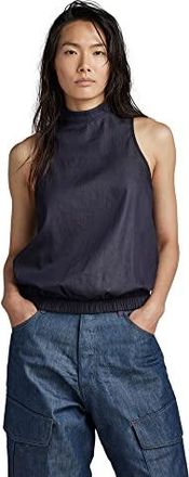 G-Star G-Star Femme Haut Open Back, Bleu (rinsed D23253-C907-082), S