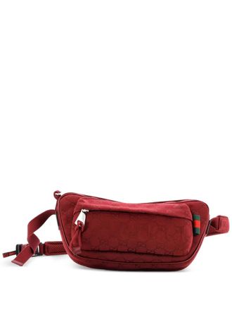 Gucci Front Pocket Sling Bag GG Canvas Large crossbody bag - Rouge