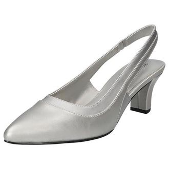 Easy Street Femme Dessa Escarpins, Argent&eacute;, 43 EU