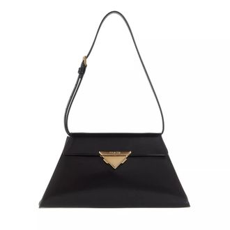 Prada Crossbody Bags - Brushed Leather Medium Shoulder Bag - Gr. unisize - in Schwarz - f&uuml;r Damen