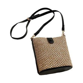 Generic Sac a Main Femme Sac Bandouli&egrave;re Femme Sacoche Femme Bandouli&egrave;re De &eacute;l&eacute;gant Tress&eacute; Grande Capacit&eacute;, Compartiments Multiples, Design De &eacute;l&eacute;gant Et Avan