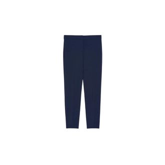 Pennyblack Blaue Slim Fit Hose mit G&uuml;rtel - - Trousers - Damen - Blau - 3XS