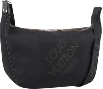 Louis Vuitton Sac bandouli&egrave;re vintage Pre-owned en toile - Femme - Pre-owned - Noir - Taille: ONE Size