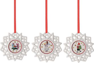 Hutschenreuther 3 Schmucksterne Sammelkollektion 2017 3er-Set / 3 Motive