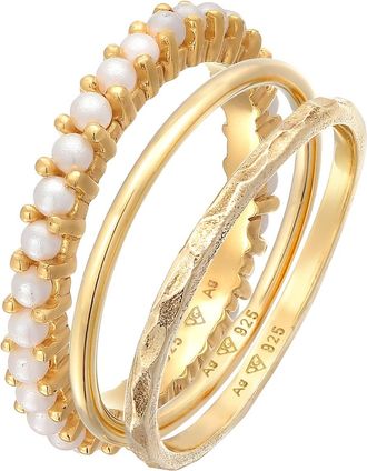 Elli Ring Set Pearl