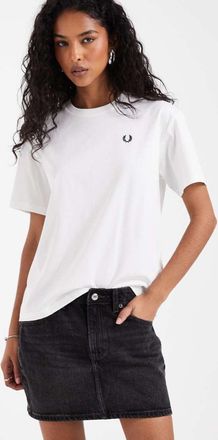 Fred Perry T-shirt ras de cou &agrave; manches courtes - Blanc