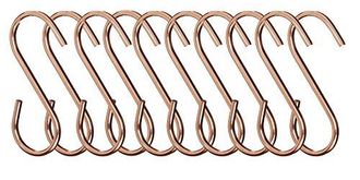 Premier Housewares Sorello-Haken zum Aufhängen, 10 Stück, Eisen, Rose Gold, 1 x 5 x 8 cm