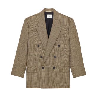 Saint Laurent Damen, Jacken, Braun, MGr&ouml;&szlig;e
