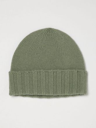 Drumohr Bonnet en pur cachemire tricot&eacute; en c&ocirc;tes avec revers
