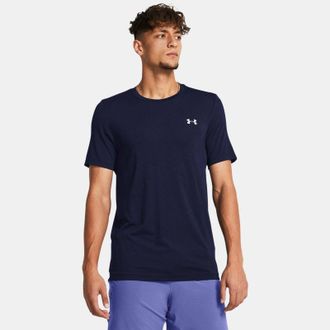 Under Armour Vanish Seamless Kurzarm-Oberteil für Herren Midnight Blaue Marine / Mod Grau XXL