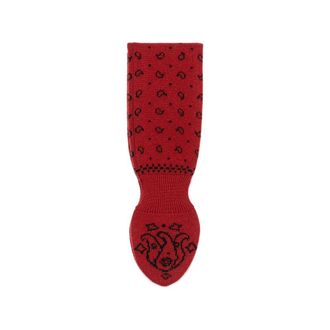 Guest In Residence Paisley-pattern Knitted Scarf