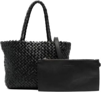 Dragon Diffusion Femme, Sacs, Noir, Taille: ONE Size Sac &agrave; main en cuir tress&eacute;