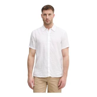 Michael Kors Chemise en lin coupe classique - Homme - Chemises - Blanc - Taille: M