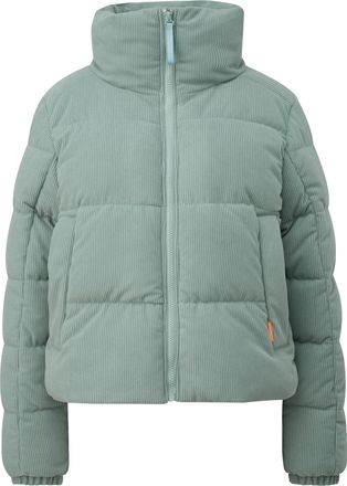 QS by s.Oliver Wattierte Jacke aus Cord pastelltürkis XXL