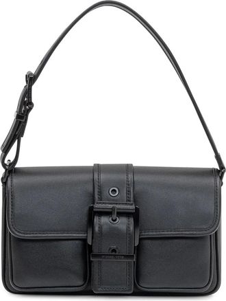 Michael Kors Femme, Sacs, Noir, Taille: ONE Size Colby Medium Leather Shoulder Bag
