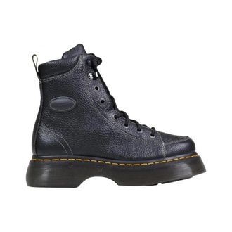 Dr. Martens Kn&ouml;chelhohe Schn&uuml;rstiefeletten aus Leder - - Shoes - Damen - Schwarzk - 36 EU