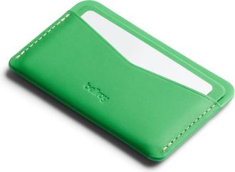 Bellroy Card Slip (minimalistisches Kartenetui aus Leder mit Platz für bis zu 4 Karten) - Neongreen