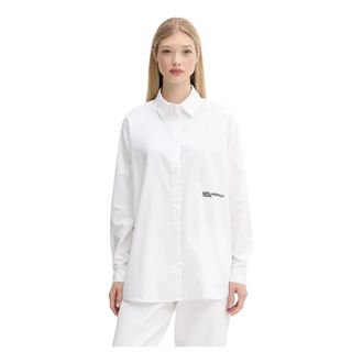 Karl Lagerfeld Oxford Langarmhemd - - Blouses & Shirts - Damen - Wei&szlig; - XS