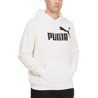 Puma Herren Essentials Fleece-Hoodie mit Logo (in Big & Tall Erh&auml;ltlich) Kapuzenpullover, Weiss/opulenter Garten, XX-Large Gro&szlig;