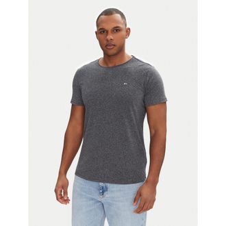 Tommy Jeans T-Shirt Jaspe DM0DM09586 Grau Slim Fit