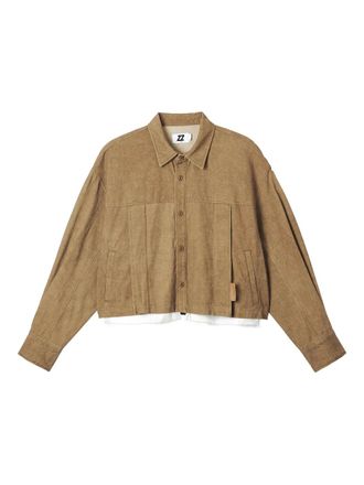 Izzue chemise en coton à patch logo - Tons neutres