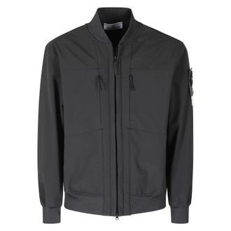 Stone Island Q100006 Bomberjacke - - Jackets - Herren - Schwarzk - L