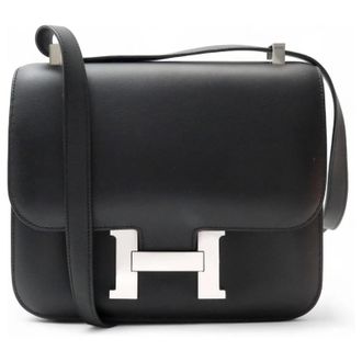 Herm&egrave;s Crossbody Bags - HERMES CONSTANCE 24 TASCHEN AUS SCHWARZEM SWIFT-LE - Gr. unisize - in Schwarz - f&uuml;r Damen