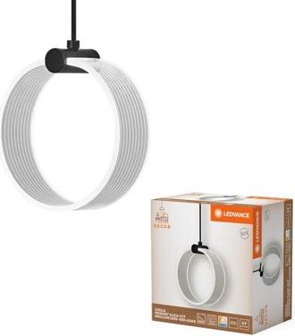 Ledvance Decor Circle dekorative Pendelleuchte PL, 8W, 370lm, 3000K/4200K/6500K, warmwei&szlig;/kaltwei&szlig;/Tageslicht, Click-CCT Schalter, nicht dimmbar, IP20, Kunstst