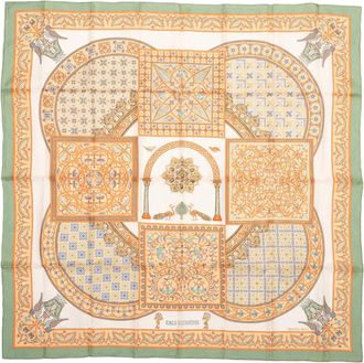 Herm&egrave;s T&uuml;cher & Schals - Scarf - Gr. unisize - in Gr&uuml;n - f&uuml;r Damen