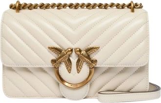 Pinko Pinko, Femme, Sacs, Blanc, Taille: ONE Size Mini Love Bag One