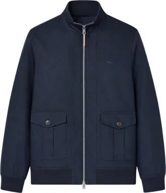 Harmont & Blaine Homme, Vestes, Bleu, Taille: 2XL Bomber Jacket