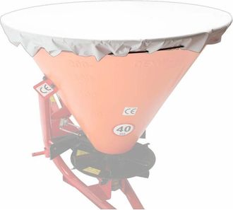 Dema Dema - Abdeckplane f&uuml;r 400 Liter D&uuml;ngerstreuer Streuer Salzstreuer 19888 wei&szlig;