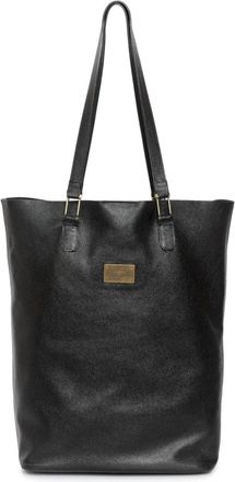 Amir Slama Handtasche mit Logo-Schild - Schwarz