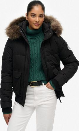 Superdry Steppjacke EVEREST ELLA BOMBER Kunstfaser, regular fit