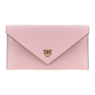Pinko Pinko, Femme, Accessoires, Rose, Taille: ONE Size Flat Mini Wallet on Chain