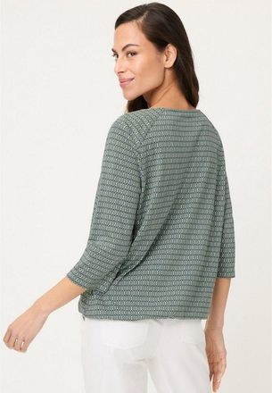 Olsen T-Shirt Shirt mit femininem Tunika-Ausschnitt